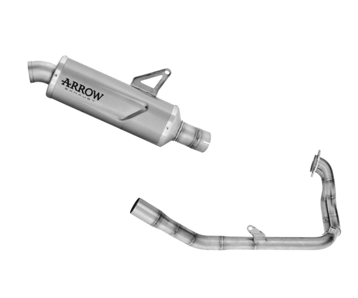 Full System Exhaust Arrow Indy Race EVO titanium Inox End Cap for KOVE ...