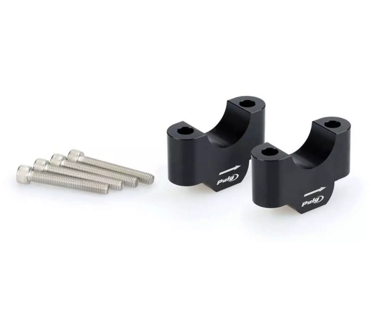 PUIG Risers for Handlebars BMW R 1250 GS TRIPLE BLACK 2021 > 2023 Black ...