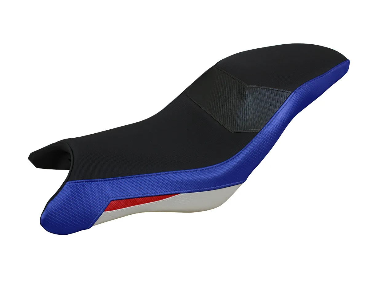 Seat saddle cover mod Thiva Comfort System White - Red - Blue WRB Tpz ...
