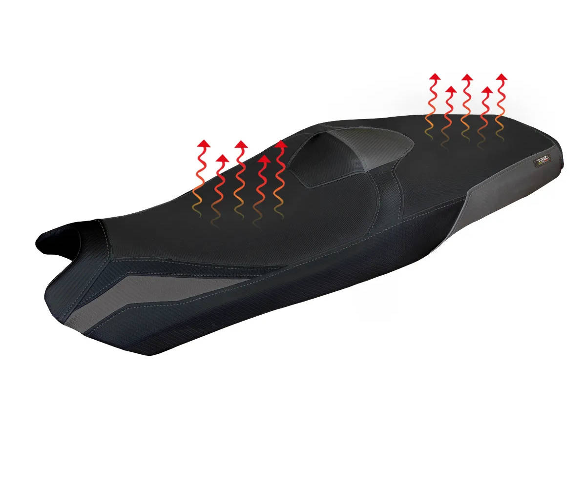 Housse de selle Asai Heating Comfort System Gris GR Tpz pour compatible ...