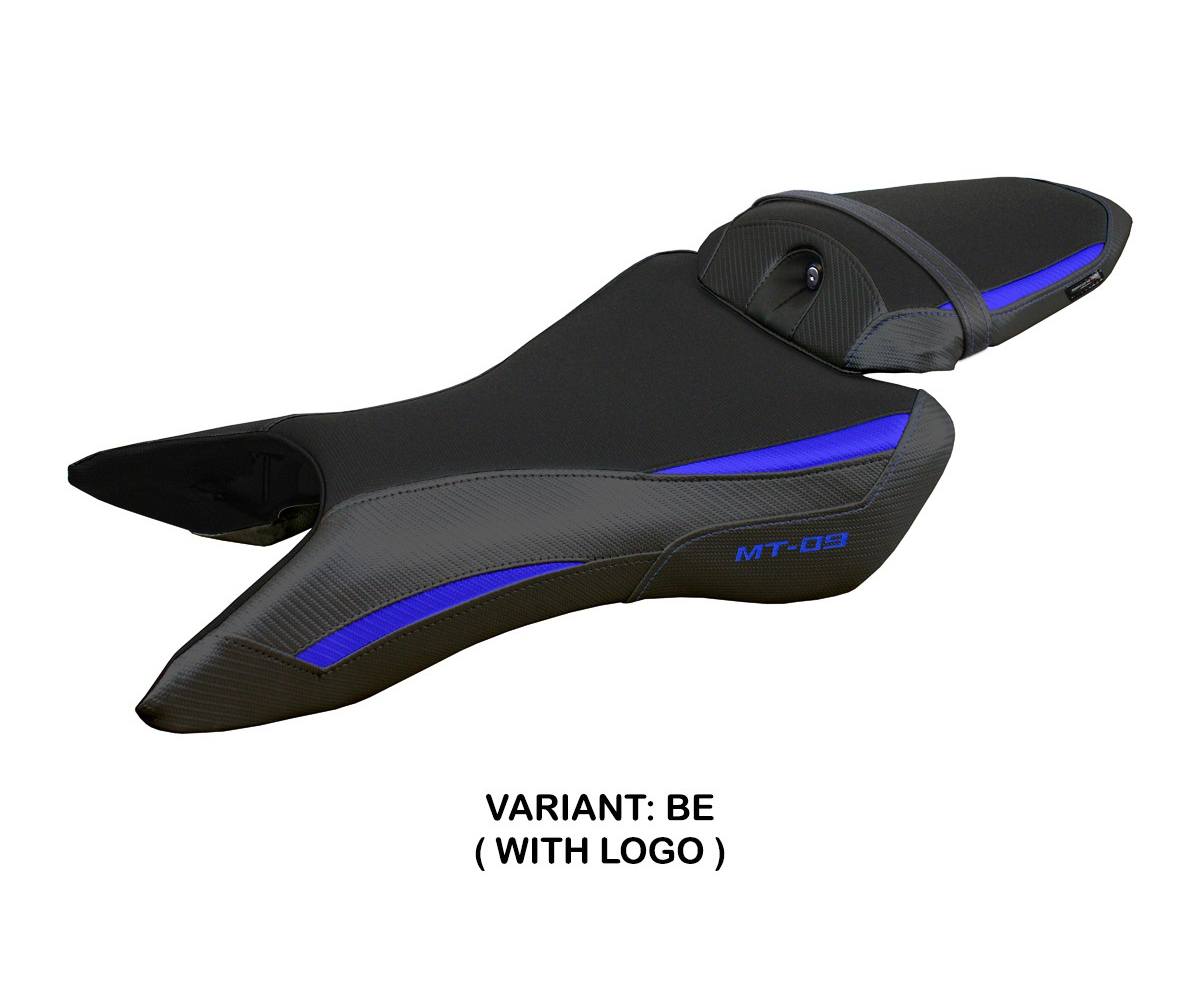 Housse de Selle Mus Bleu Be + Logo Tpz pour Compatible Yamaha Mt-09 ...